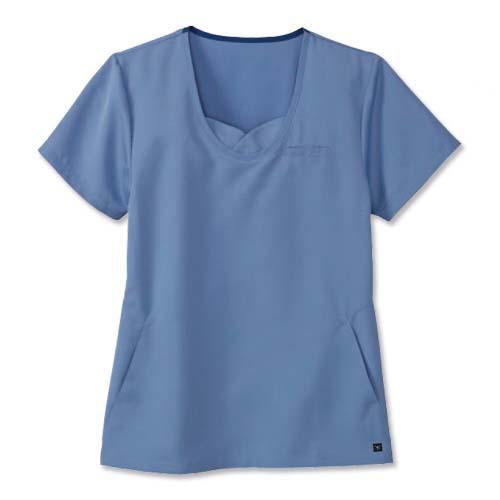99006 - Crest® TecGuard™ Petal Jewelneck Scrub Top from Vestis
